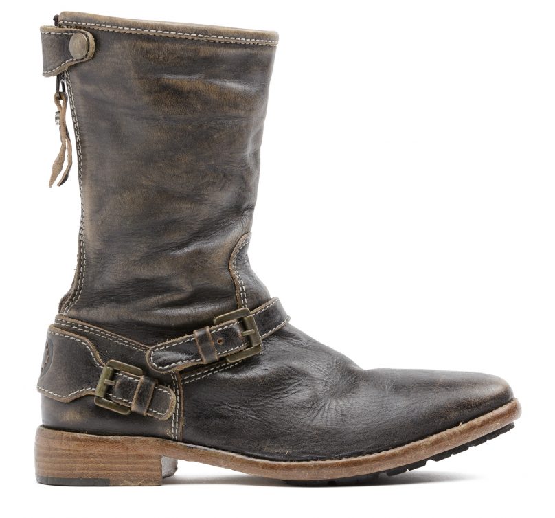Rust Mood - Woman - Low Cafè-Racer Boots - Suede Leather